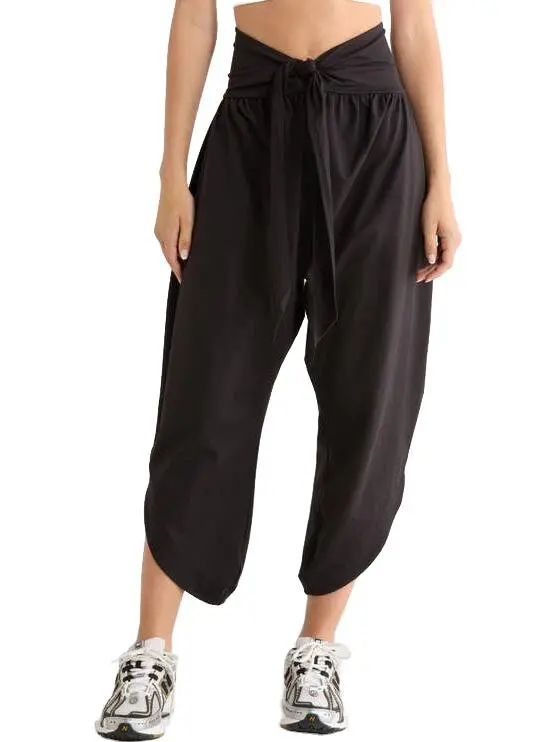 Free People Retreat Yoga Pants - Black