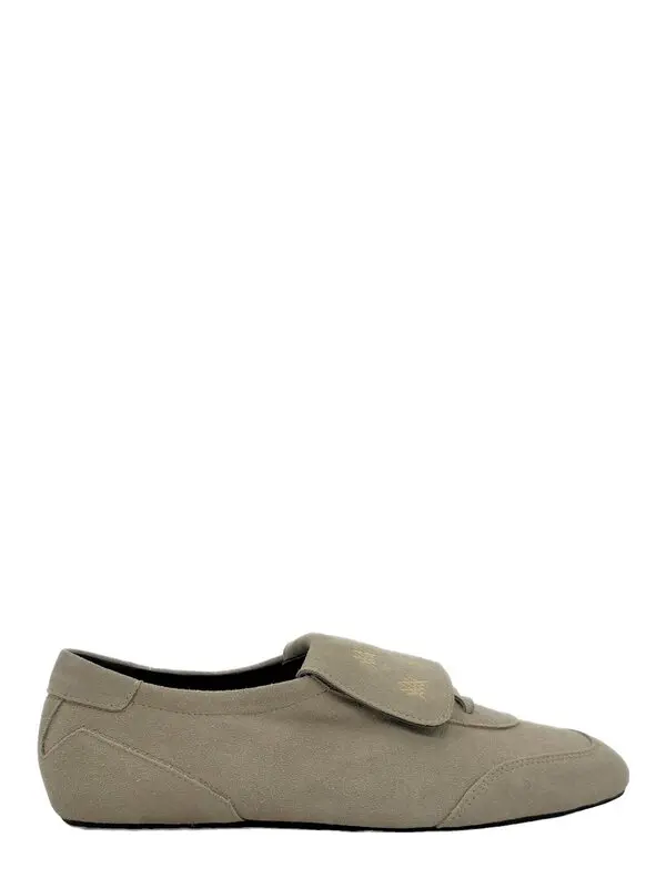 AMIE RAFA Chelley Suede Sneakers - Sand