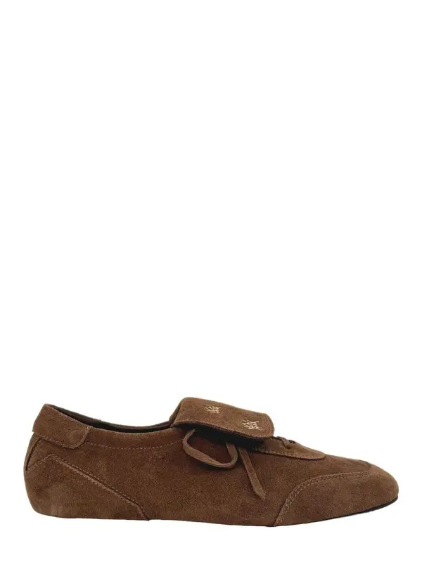 AMIE RAFA Chelley Suede Sneakers - Taupe