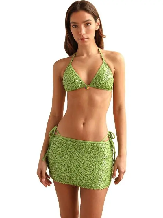DIPPIN DAISY'S Headliner Mini Skirt - Moss Green