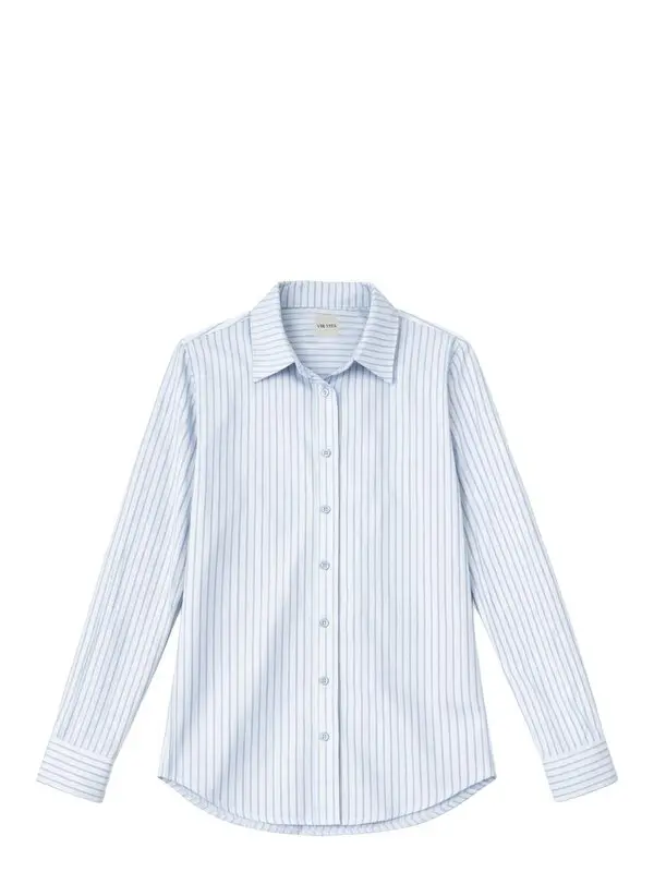 VIR VITA Matteo Stripe Shirt - Seaside Stripe