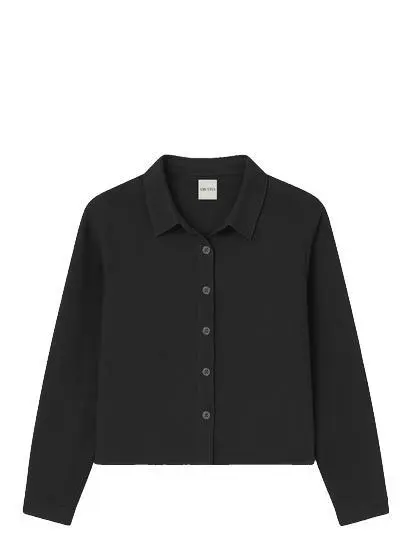 VIR VITA Paloma Linen Shirt - Black