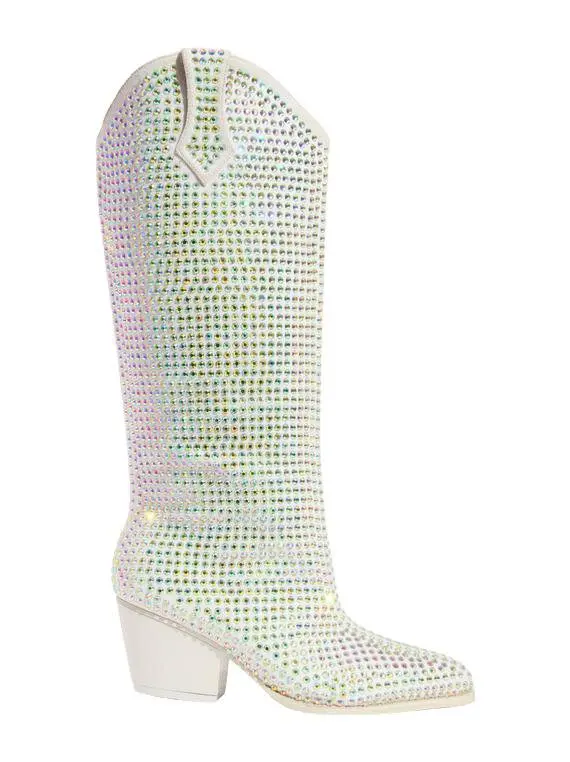 SPARKL Delilah Boot - White