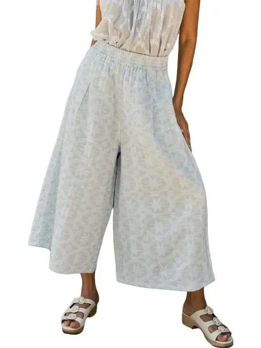 Ace & Jig Jo Midi Wide Leg Culottes - Calm
