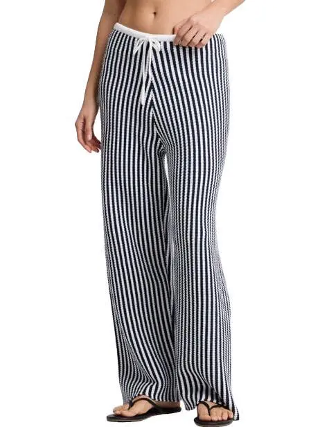 Onia Fisherman Drawstring Pant - Noir Navy/white
