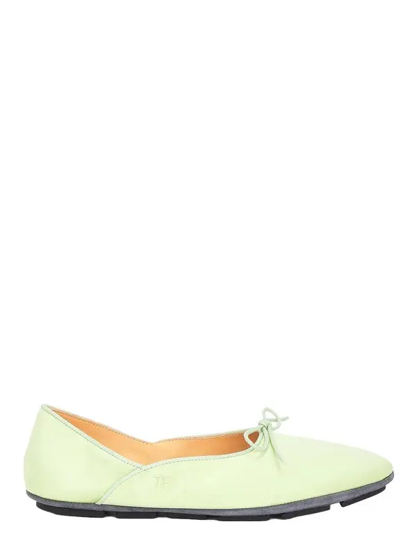 TOM FORD Satin Ballet Flat - Iced Pistachio