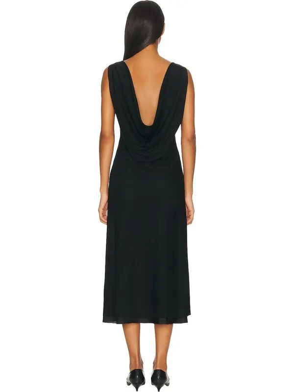 THE ROW Henna Sleeveless Dress - Black