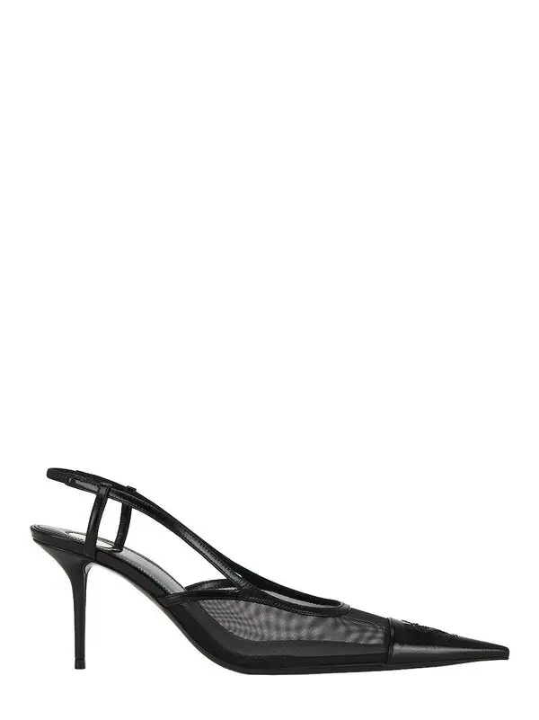 Saint Laurent Renee Slingback Pumps - Nero