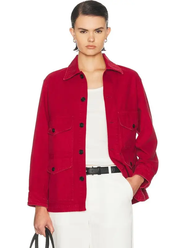 NILI LOTAN Leroy Jacket - Scarlet