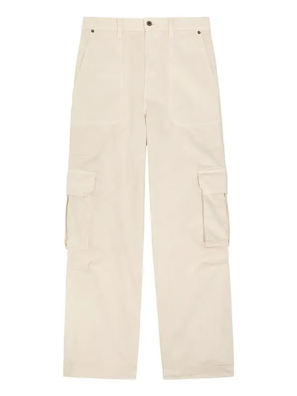 Loewe Straight-leg Cotton Cargo Trousers - Beige