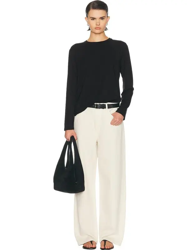 KYE Relaxed Long Sleeve Tee - Black