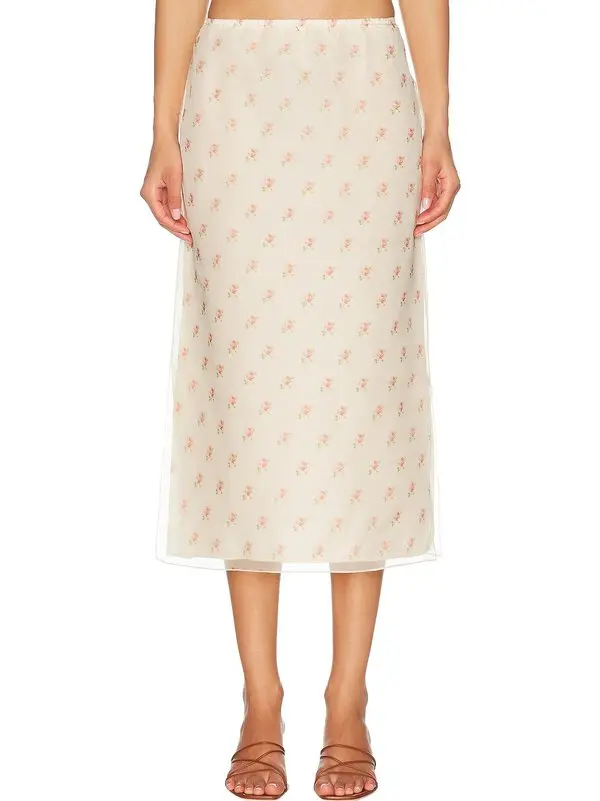 Khaite Sydni Skirt - Soft Pink