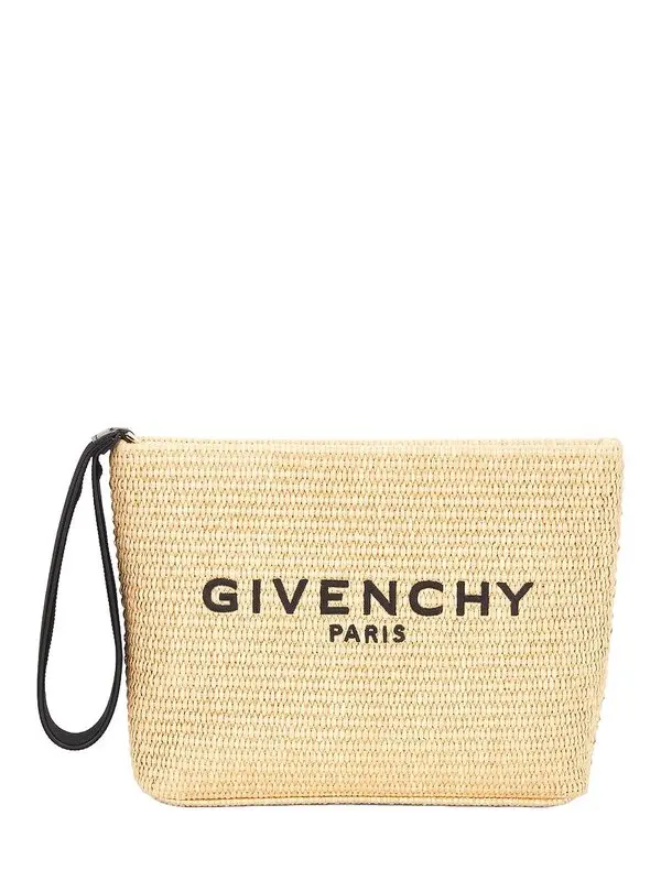 Givenchy Logo Pouch - Natural