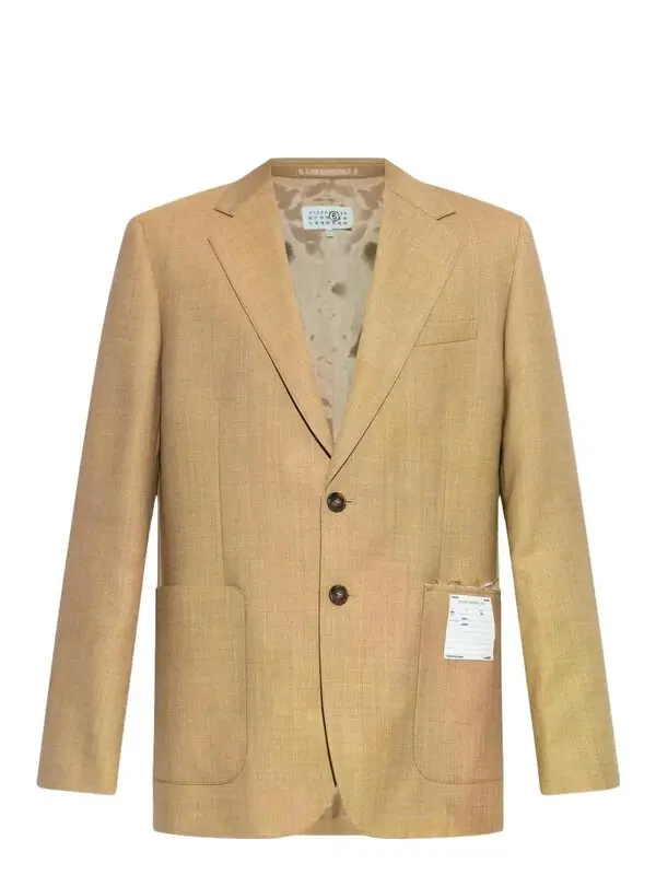 MAISON MARGIELA Patch-pocket Blazer - Neutrals