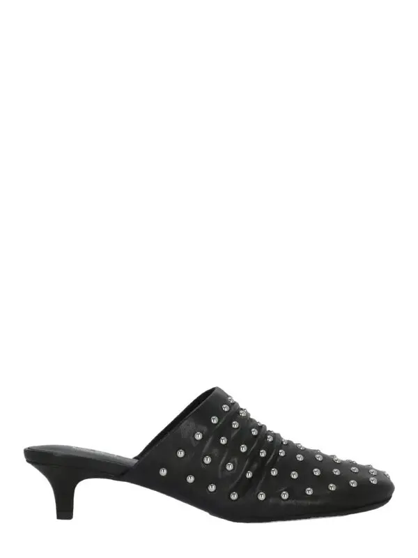 Ash Eloise Studded Mules - Black