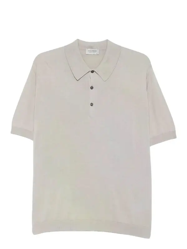 John Smedley Isis Polo Shirt - Grey