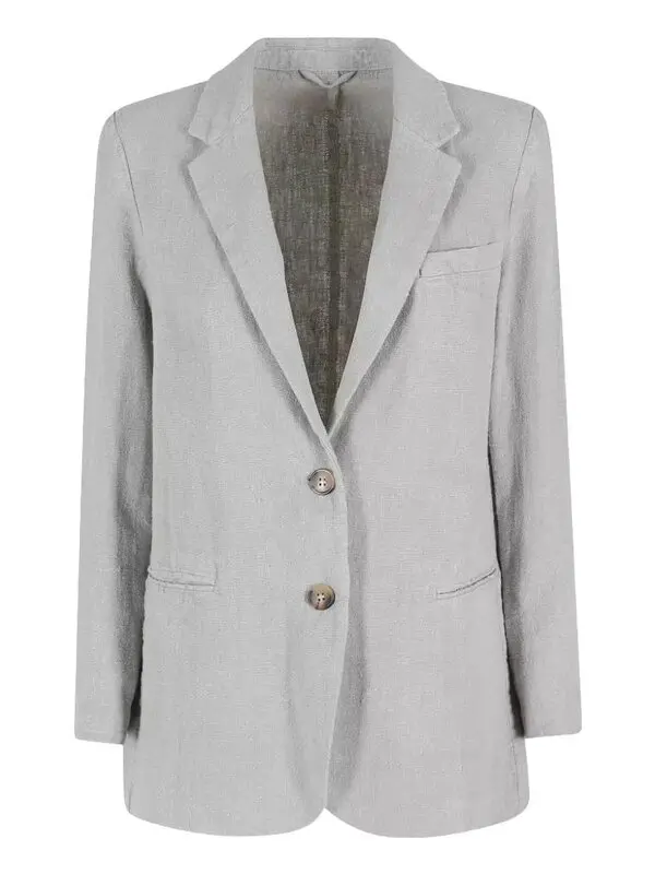 KILTIE Single-breasted Blazer - Grey