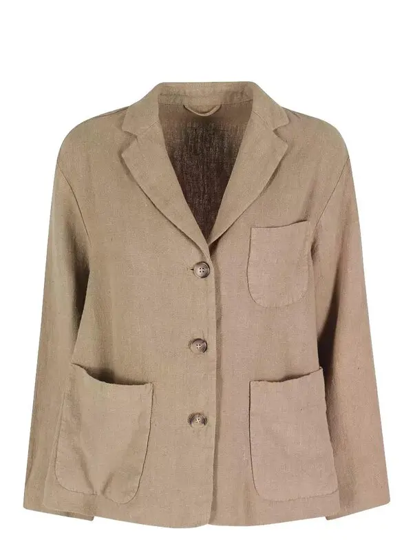 KILTIE Patch-pocket Blazer - Neutrals