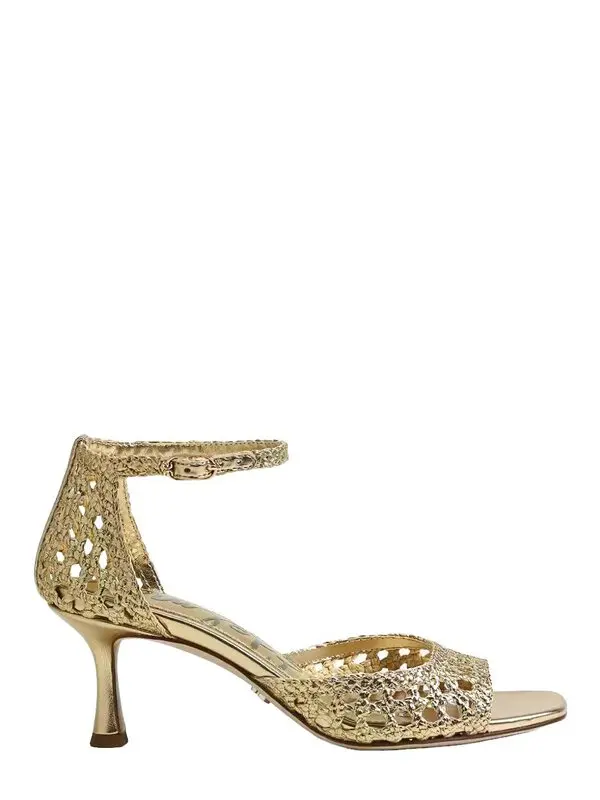 Sam Edelman Peyton Woven Sandals - Gold