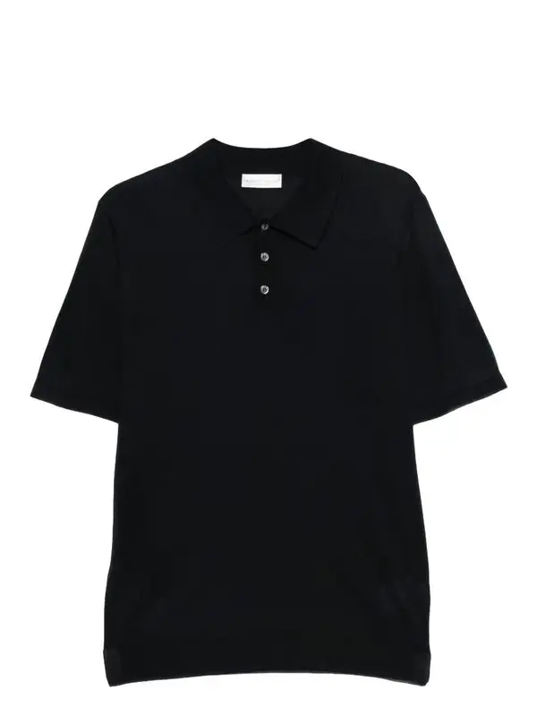 ROBERTO COLLINA Short-sleeve Polo Shirt - Blue