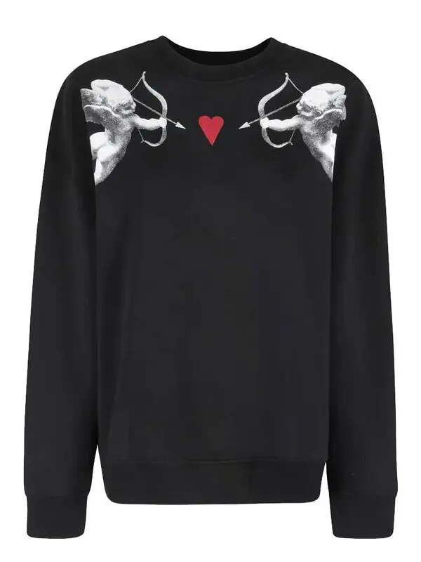 Fiorucci Cupid Long-sleeve Sweater - Black