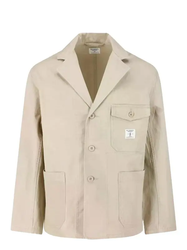 ROY ROGER'S Logo-patch Jacket - Neutrals