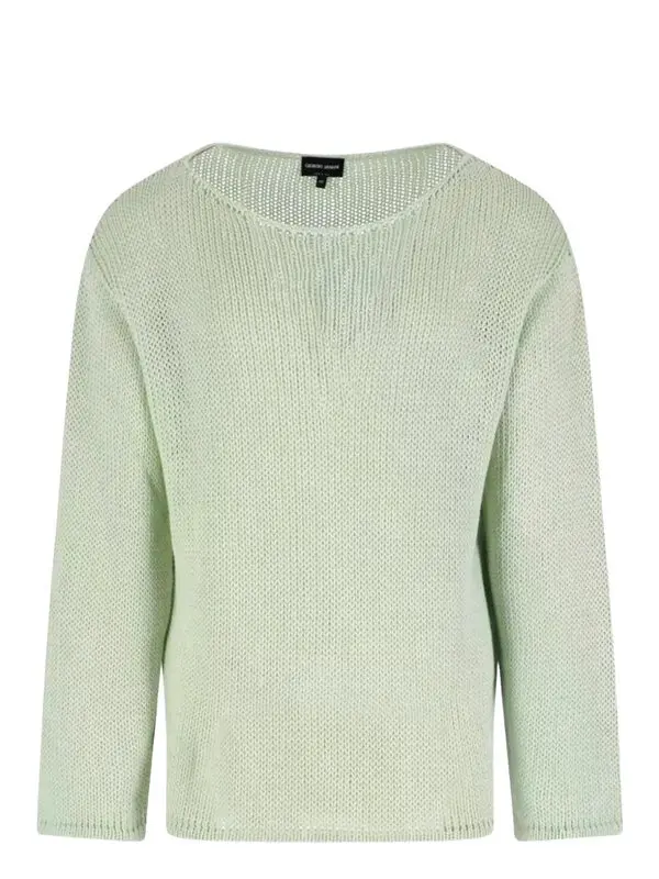 Giorgio Armani Crew-neck Sweater - Green