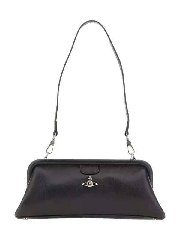VIVIENNE WESTWOOD Jane Frame Orb-motif Shoulder Bag - Black