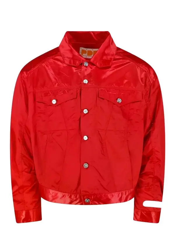 PDF Logo-detail Bomber Jacket - Red