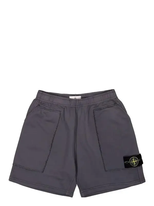 Stone Island Patch-pocket Shorts - Grey