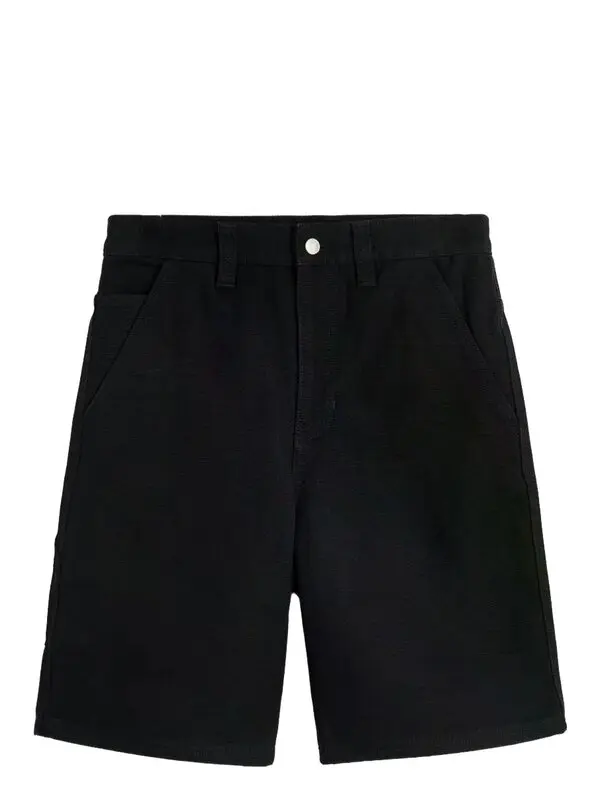 StÜssy Canvas Work Shorts - Black
