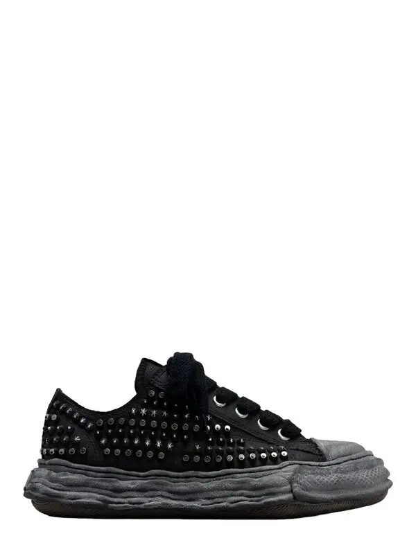 Mihara Yasuhiro Stud-embellished Sneakers - Black
