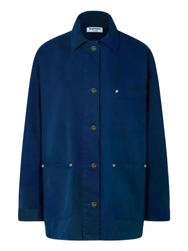 LA PISCINE Patch-pocket Jacket - Blue