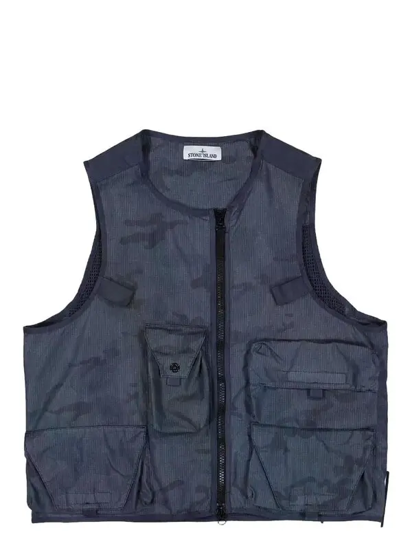 Stone Island Ripstop-tc Vest - Blue