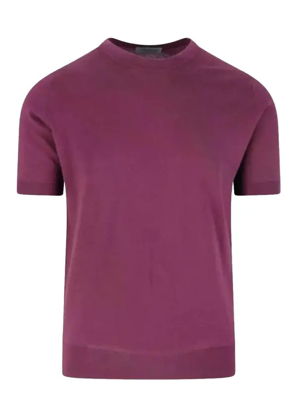 John Smedley Crew-neck T-shirt - Red