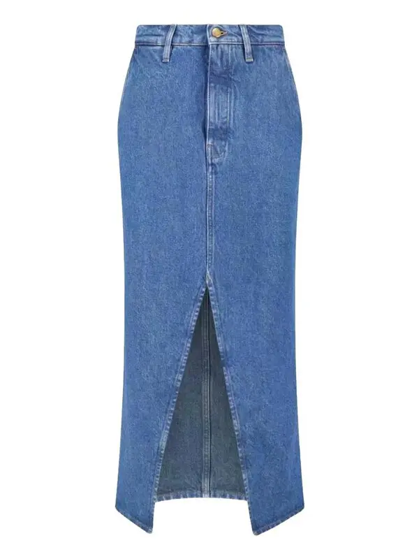 JIL SANDER Denim Maxi Skirt - Blue