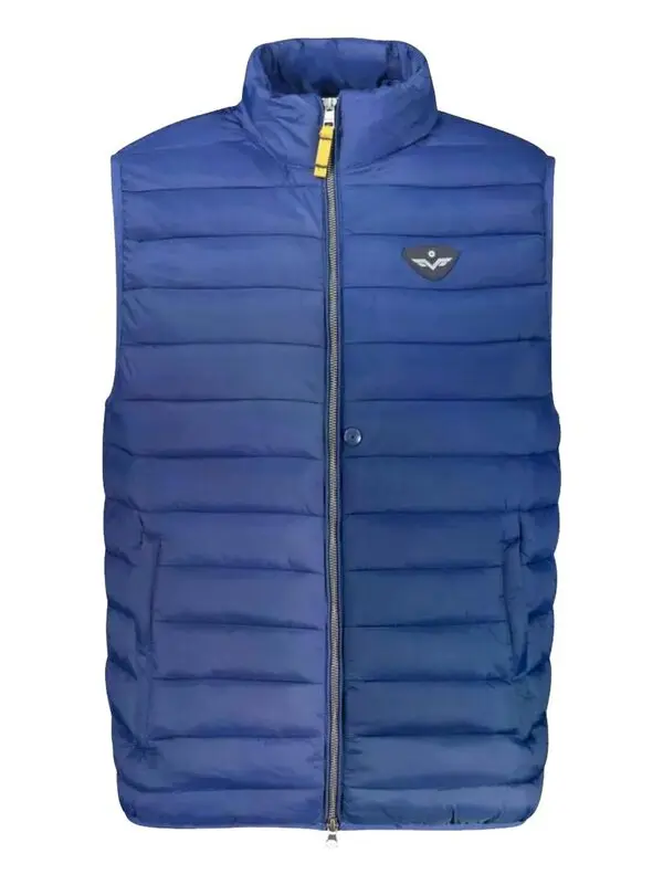 ARMATA DI MARE Quilted Padded Gilet - Blue
