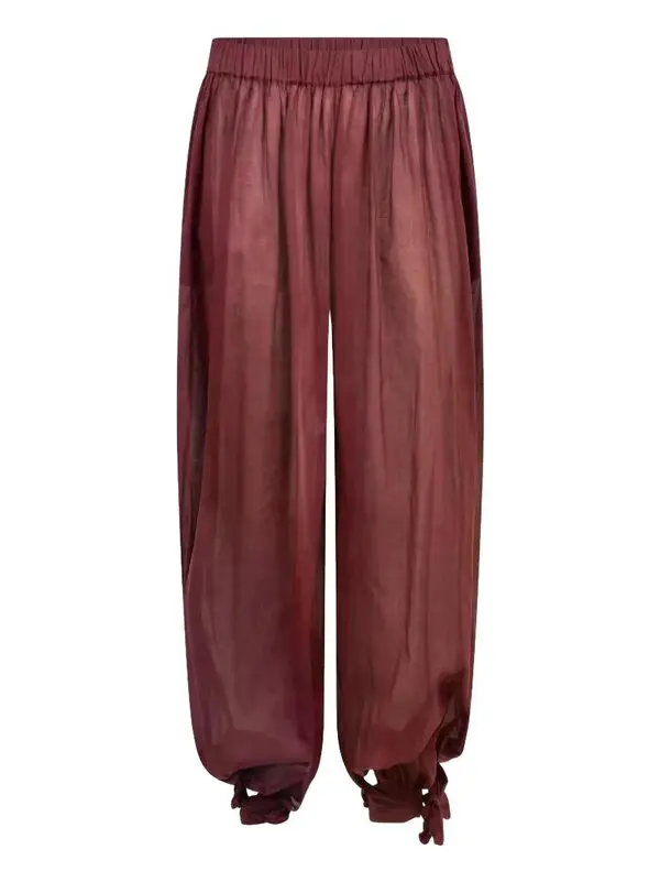 Andamane Noor Tie-cuff Trousers - Red
