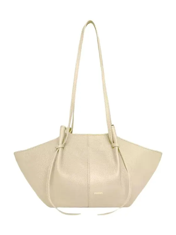 Yuzefi Mochi Pebble-grain Shoulder Bag - Neutrals