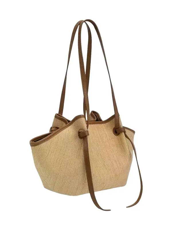Yuzefi Mochi Woven Shoulder Bag - Neutrals