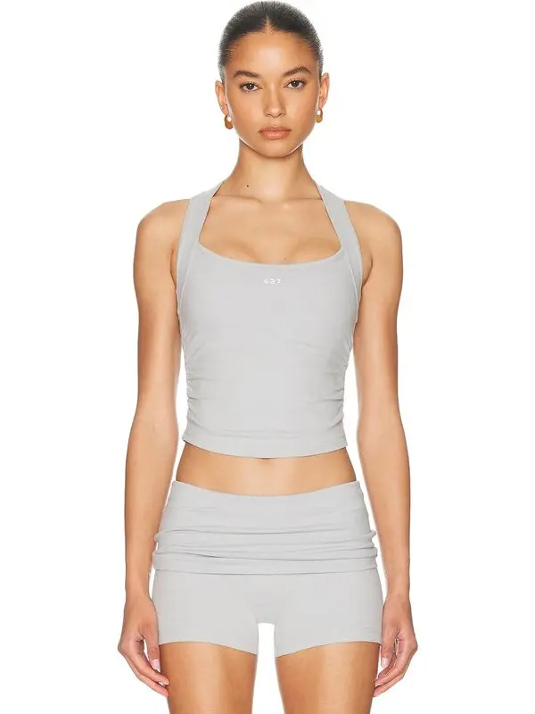 437 The Sculpt Tank Top - Heather Grey