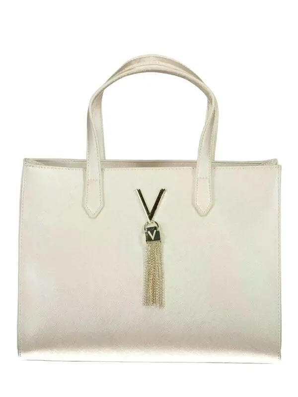 MARIO VALENTINO Logo-plaque Tote Bag - Grey