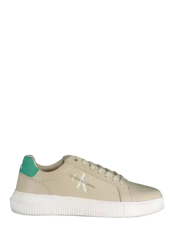Calvin Klein Monogram Logo Sneakers - Neutrals