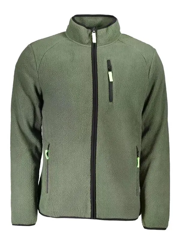 NORWEGIAN RAIN Zip-up Fleece Jacket - Green