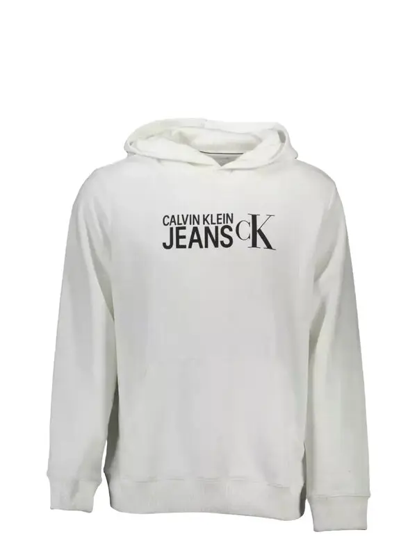 Calvin Klein Logo-print Hoodie - White