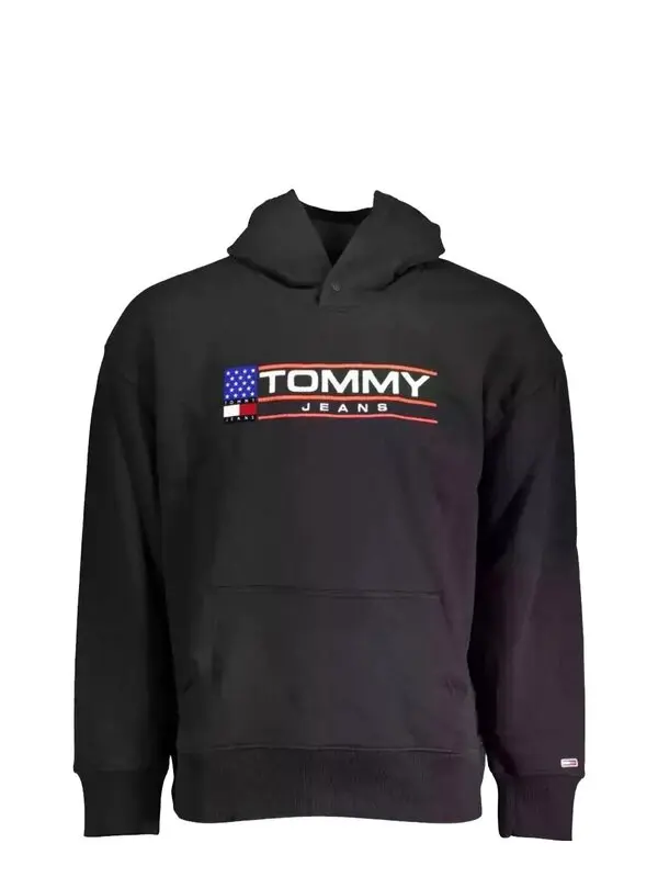 Tommy Hilfiger Logo-print Hoodie - Black