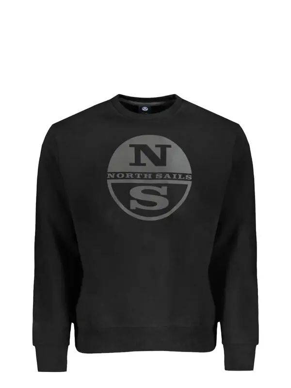 NORTH SAILS Logo-print Crew-neck Sweatshirt - Black