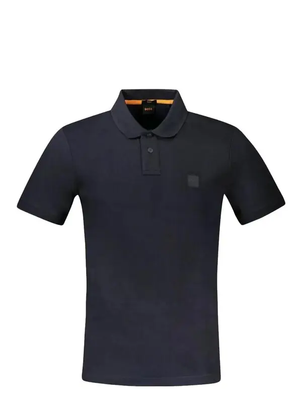 BOSS Passenger Buttoned Polo Shirt - Blue