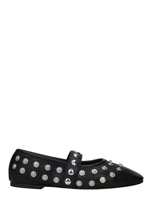 Stella McCartney Studded Mary Jane Ballet Flats - Black