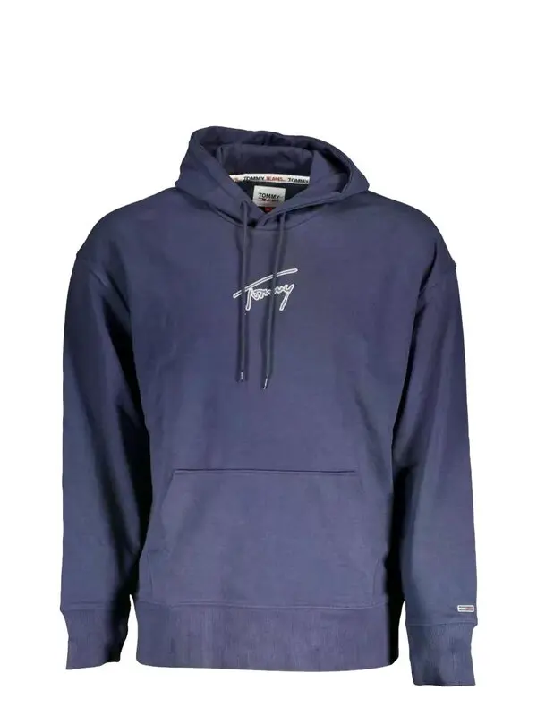 Tommy Hilfiger Logo-embroidered Hoodie - Blue